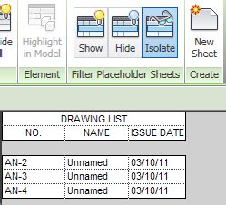 Don T Think Do Revit Placeholder Sheets