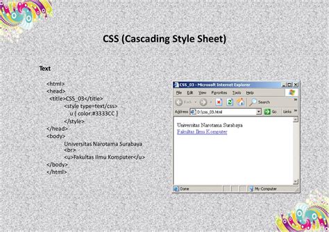 Cascading Style Sheet (CSS) - ppt download