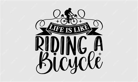 Premium Vector Sycle T Shirt Design Hand Drawn Lettering Vector Illustration Template