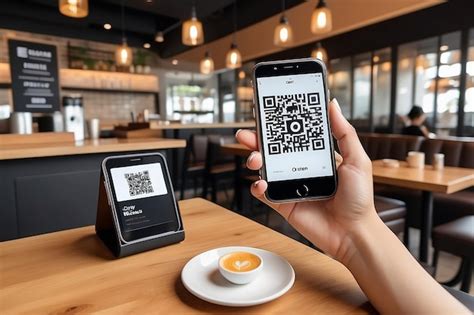 Premium Photo Woman Use Smartphone To Scan QR Code For Order Menu In Cafe Restaurant