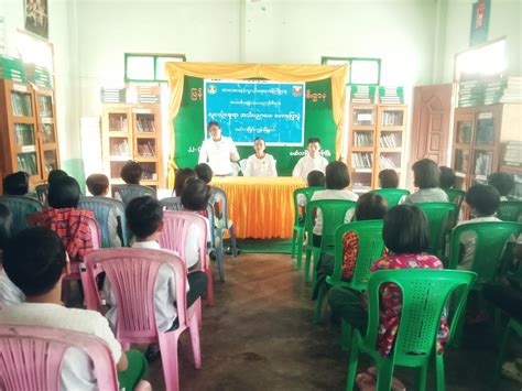 မော်လမြိုင်ကျွန်းမြိုနယ် လူထုအခြေပြုဗဟိုဌာန Community Centre ခန်းမတွင် လူငယ်ရေးရာ အသိပညာပေး ဟောပ
