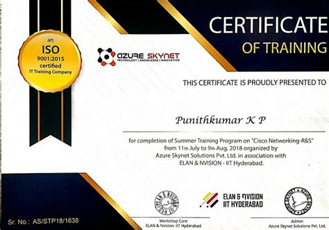 Punith Kumar On Linkedin Cisco Cisconetworking Internship