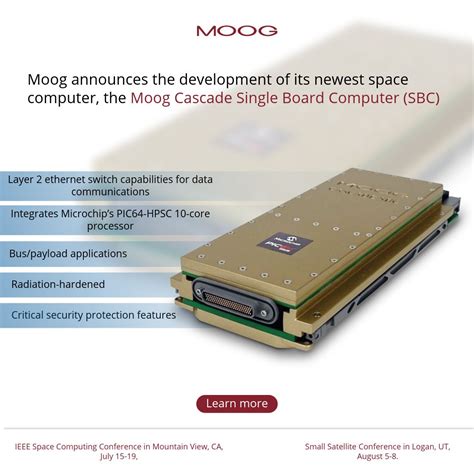 Moog Space And Defense Group On Linkedin Spacecomputing
