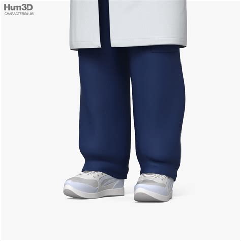 아프리카계 미국인 여성 의사 3d 모델 다운로드 Medical Equipment On