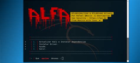 GitHub TpxSecurity Alfa AWUS Adapter Instalador De Drive Para La Antena Usb AWUS