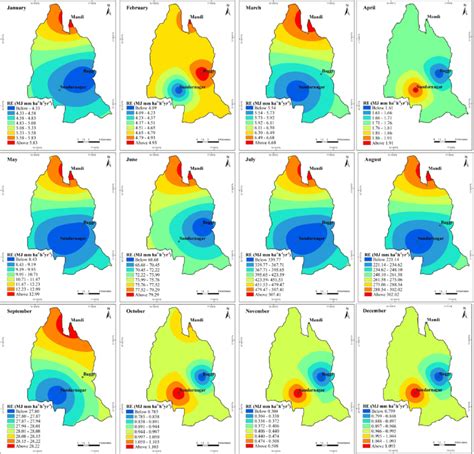Spatial Variations Of Monthly Rainfall Erosivity Over The Suketi River