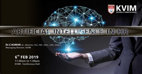 guest lecture on artificial intelligence in hr kvimis b school in