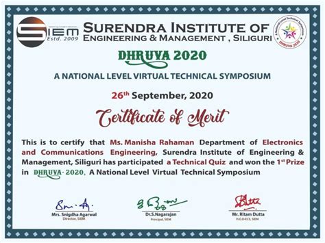 Manisha Rahaman On Linkedin Technicalsymposium Dhurva2020