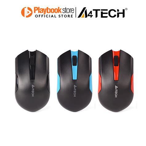A4Tech G3 200N 1200 DPI Power Saving 2 4G Hz Nano USB Receiver Optical Wireless Mouse Shopee