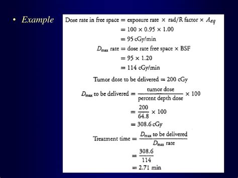Ppt Basic Dosimetry Calculations 講者：蕭安成 物理師 Powerpoint Presentation Id 3624176