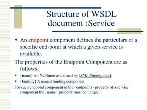 Ppt Wsdl Web Service Description Language Powerpoint Presentation