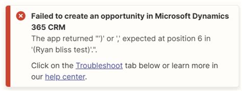 Microsoft Dynamics 365 Error The App Returned Url Was Not Parsed Due