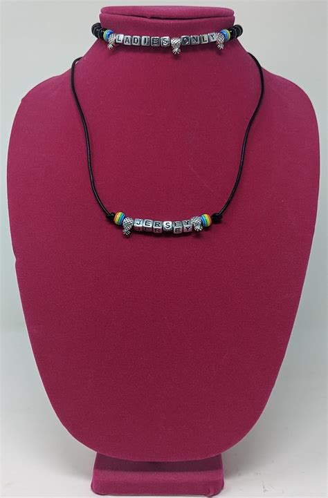Custom Name Necklace Bracelet Set Swinger Lifestyle Gay Upsidedown Pineapple Bisexual Etsy