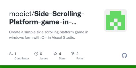 github mooict side scrolling platform game in windows form create a simple side scrolling