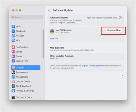 Como Atualizar O Macos Para Sonoma