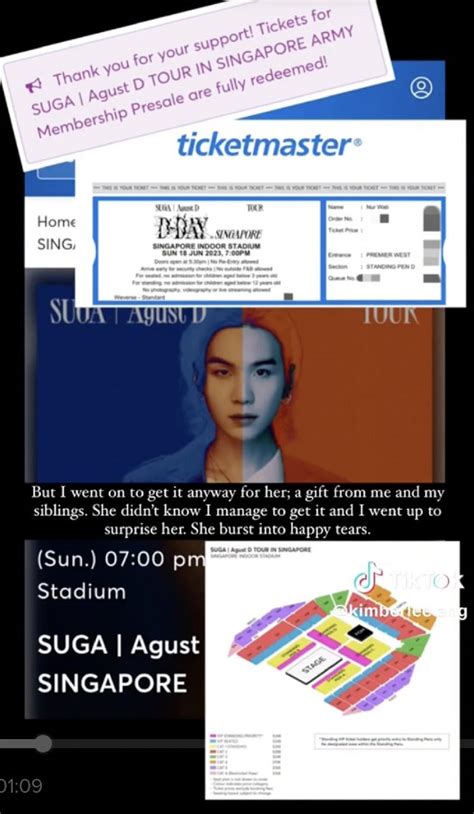 အလုပ်ရှင်က အိမ်အကူကို Bts အဖွဲ့ဝင် Suga ရဲ့ဖျော်ဖြေပွဲလက်မှတ်နဲ့ အံ့အားသင့်အောင် လုပ်ခဲ့