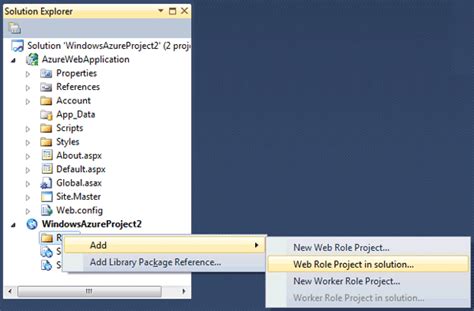 How To Migrate Your Aspnet Site To The Azure Cloud Azure Tutorial Developer Fusion