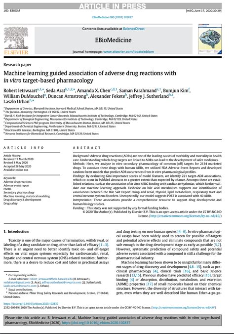 Predicting Side Effects Genetics