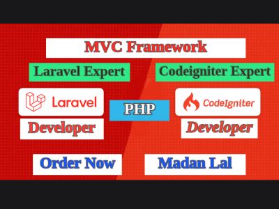 A Modern Custom PHP Laravel CodeIgniter Web App Website MVC Framework