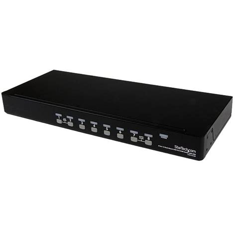 StarTech Com Port U Rackmount USB PS KVM Switch With OSD Port U Rack Mountable