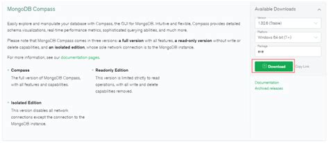 初心者向け解説MongoDB Compass インストール基本操作 Windows版 Inno Tech Life
