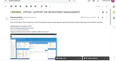 redmine hr recruitment management pada applicant reguler payroll sudah