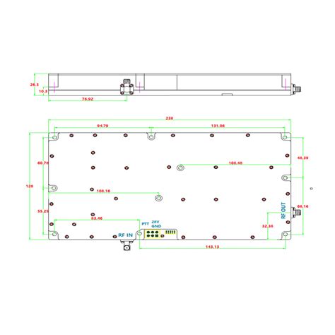 Anti FPV RF Power Amplifier W MHz PA Module With Digital Source Defense Module Anti