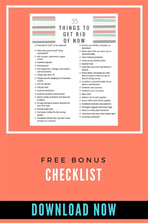 35 Things To Declutter Now