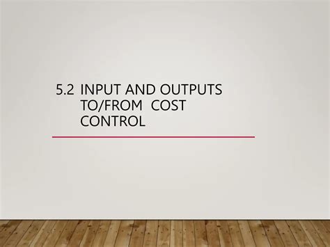 Chapter 3 Project Cost Control And Monitoring Pptx