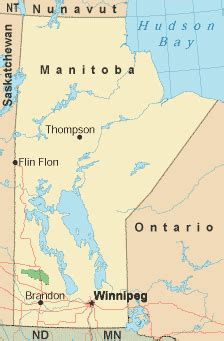 Manitoba Map And Travel Guide