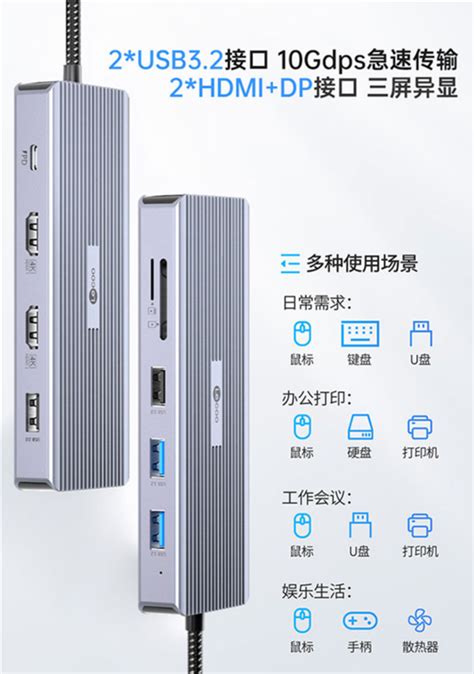 联想新的type C 12 In 1坞站即将众筹 Notebookcheck News
