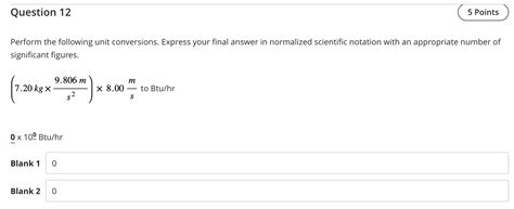 solved question 12perform the following unit conversions
