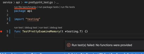 X Tools Gopls Run File Benchmarks Codelens For Files Without Benchmark Functions Issue
