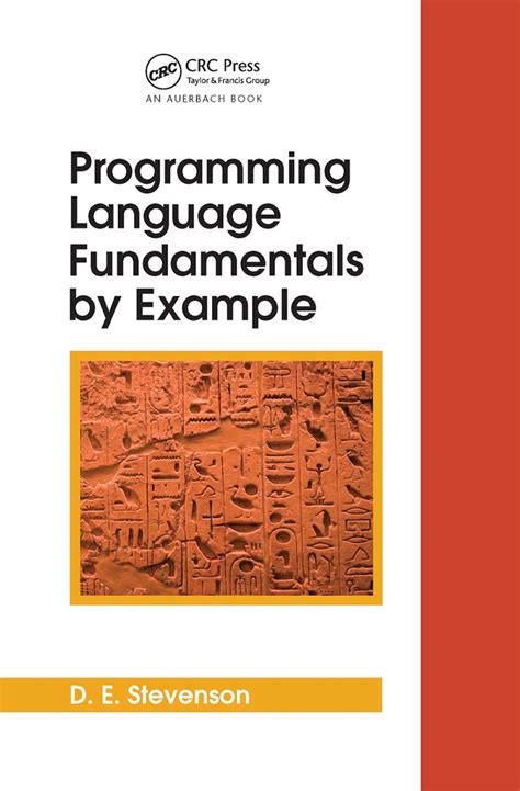 programming language fundamentals by example uk stevenson d e 9780367453374 books