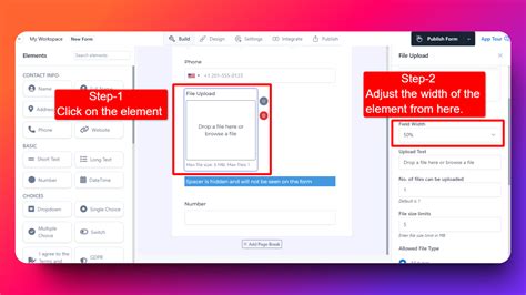 ↔️ Adjusting Field Width Formnx