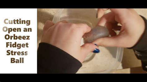 Cutting Open An Orbeez Fidget Stress Ball Youtube