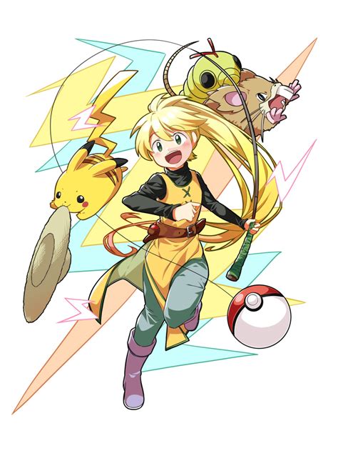 Rubille Wmpt2737 Caterpie Pika Pokemon Pikachu Raticate Yellow
