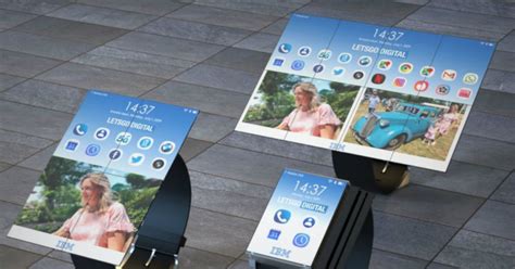 Ibm จดสิทธิบัตรนาฬิกาอัจฉริยะ กางหน้าจอเป็นมือถือและแทบเล็ตได้