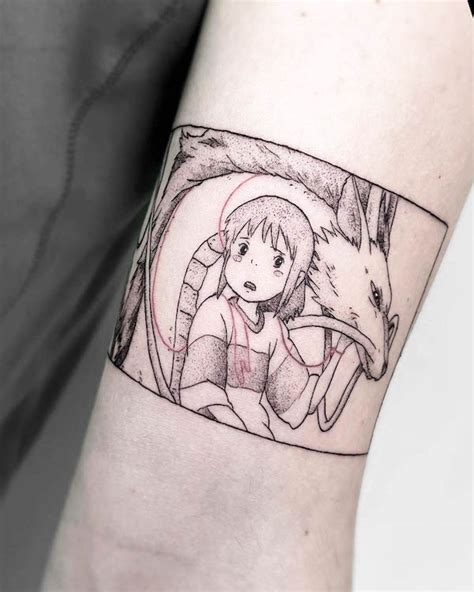 Haku Spirited Away Tattoo