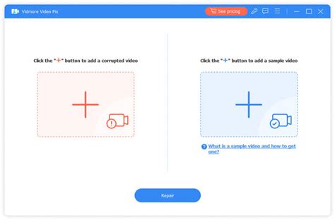 Vidmore Video Fix Repair Corruptbroken Videos Efficiently
