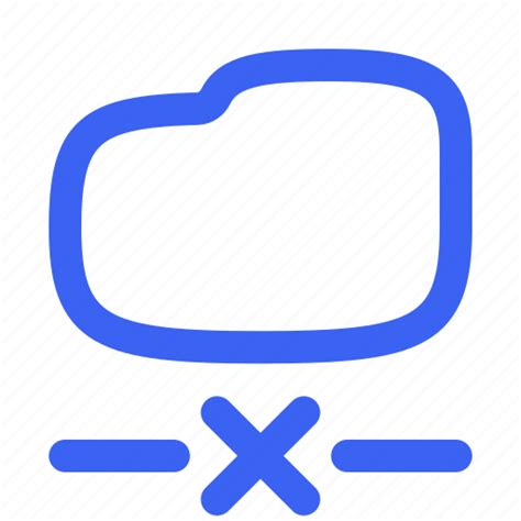 Folder Disconnect Server Connect Network Not Available Error Icon