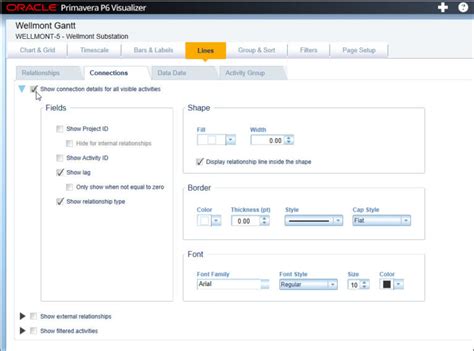 Using Primavera P Visualizer Printing Capabilities Ten Six Consulting