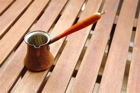 Jezva on wood stock photo. Image of jezve, espresso, dark - 14529494