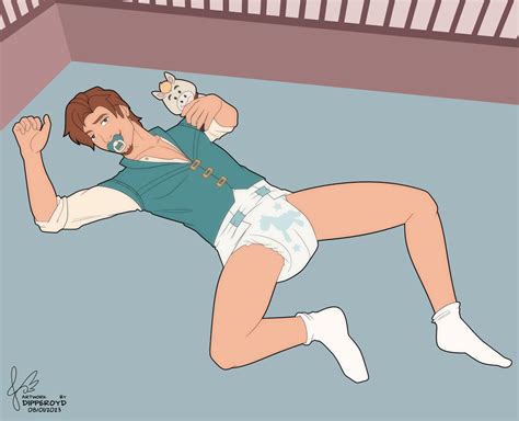 Flynn Rider In Diapers Tangled By Dipperoyd On Deviantart