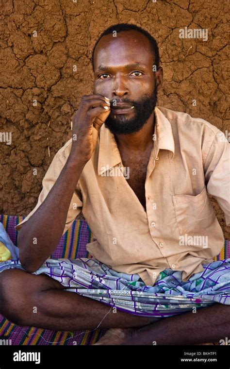 Muslim Man In North Eastern Kenya Chewing Miraa Stock Photo Alamy