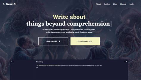 Novel AI – Каталог нейросетей NeuroList.Ru