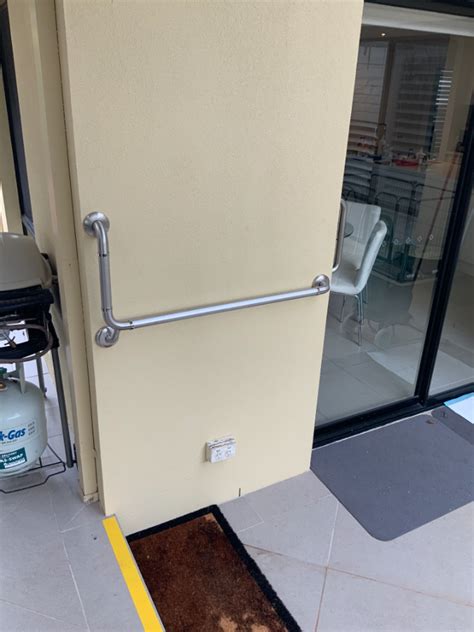 L Shaped Modular Grab Rails Mobility Access Modifications