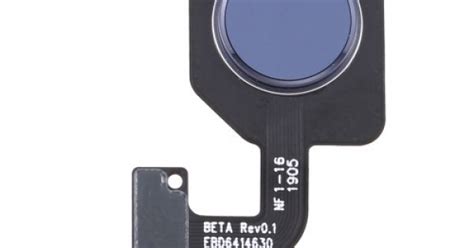 LG G8s ThinQ Fingerprint Sensor Replacement Black Cellspare