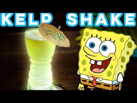 Kelp Shake From Spongebob Squarepants How To Drink Youtube