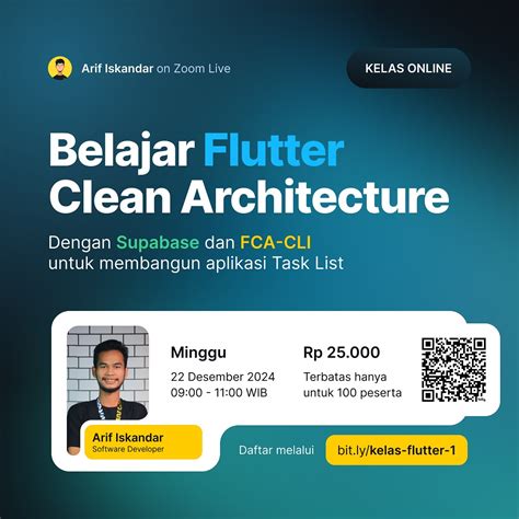 Arif 🚀 Belajar Flutter Clean Architecture And Supabase Untuk Aplikasi Task List 🎯 Halo Flutter